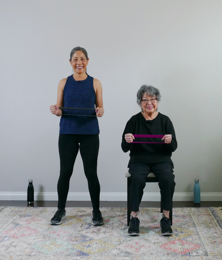 Build muscle with two 5 minute band workouts – yes2next