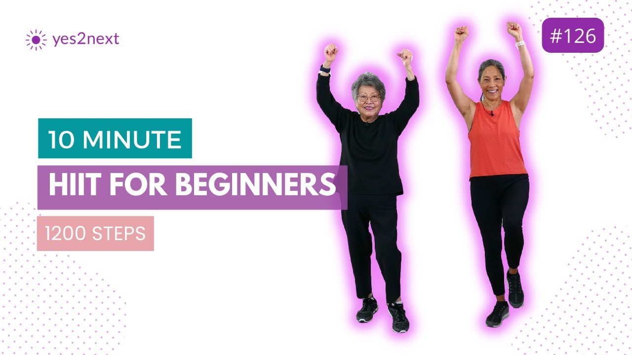 10 Minute Fat-Burning HIIT for Beginners, Seniors – yes2next