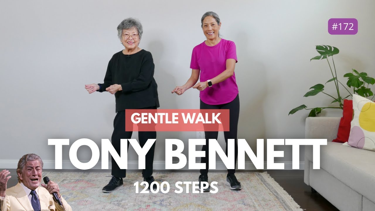 Tony Bennett Workout | Gentle Walk at Home No Talking – yes2next