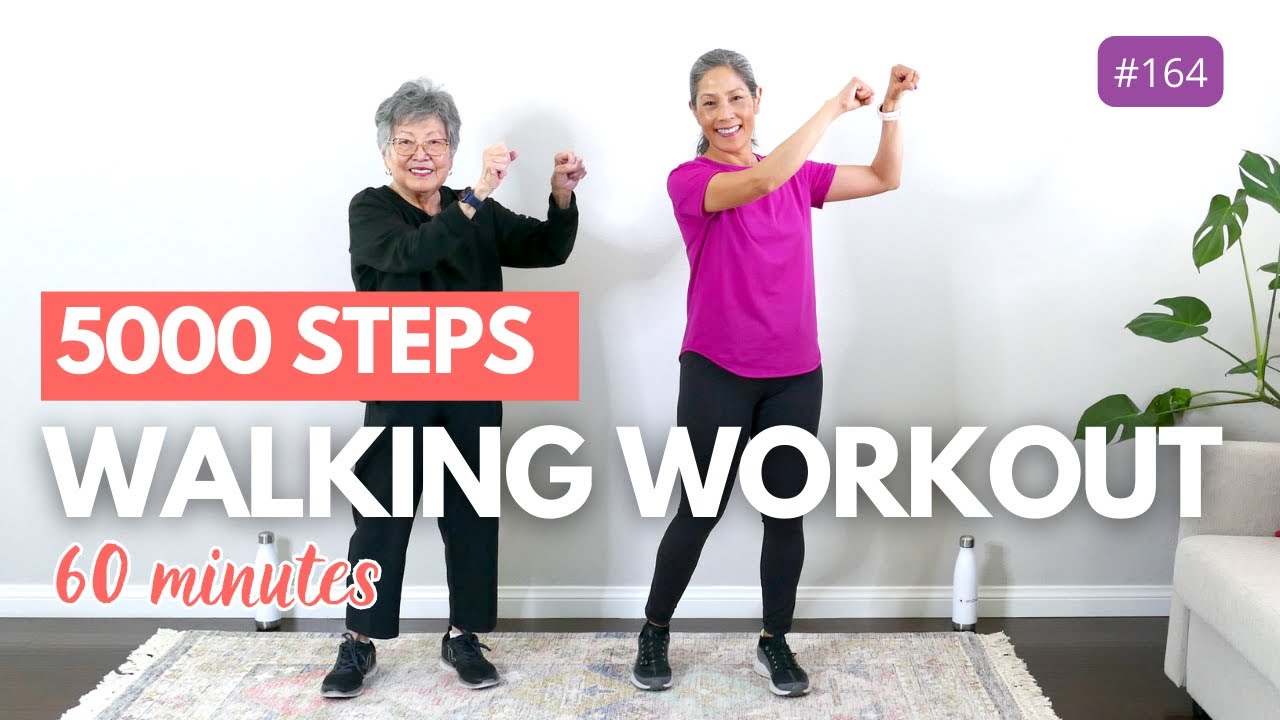 60 Minute Walking Workout with 5000 Steps – yes2next