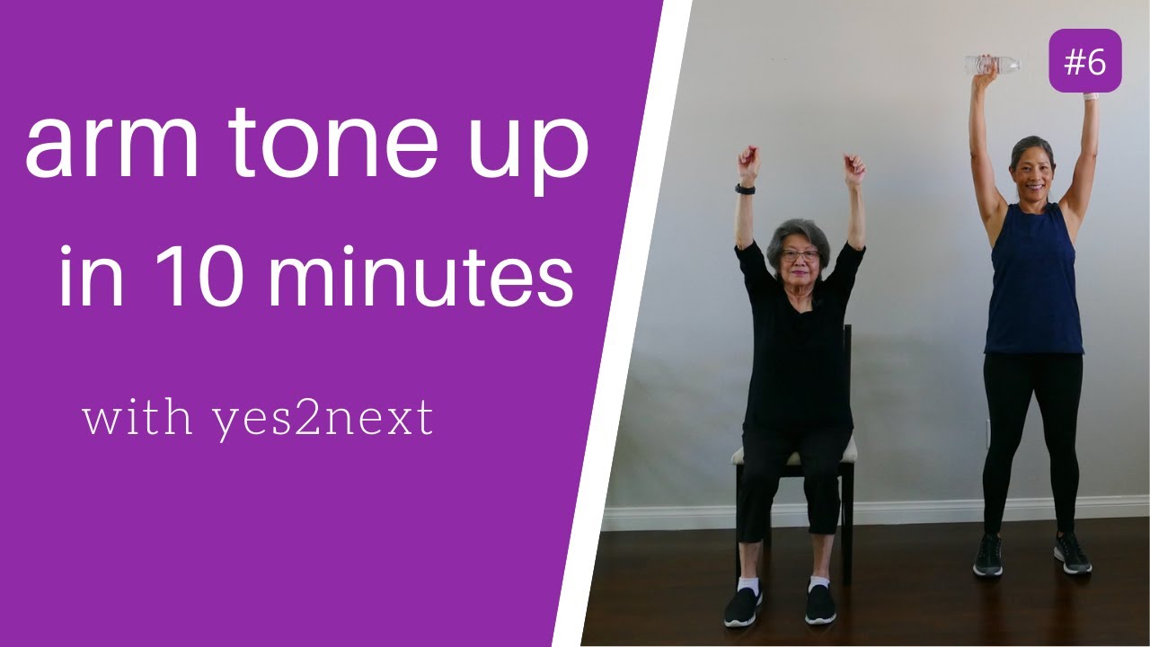 Tone Up Arms, Batwings for Seniors, Beginner Exercisers – yes2next